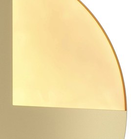 Nástěnné svítidlo Maytoni Jupiter LED, zlatá barva, Ø 38,1 cm