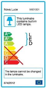 LED lustr Giono 8 zlaté