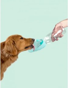 United Pets Cestovní láhev pro psy růžová 500 ml
