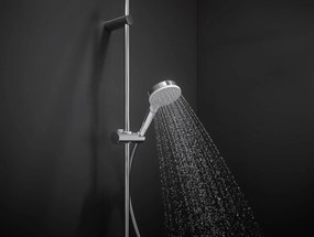 Hansgrohe Crometta, ruční sprcha 100 Vario EcoSmart, bílá/chromová, HAN-26332400