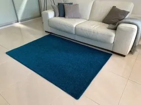 Vopi Kusový koberec Eton Lux tyrkysový Eton Lux srdce 120 cm průměr