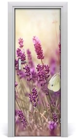 Fototapeta samolepící Květiny levandule 75x205 cm