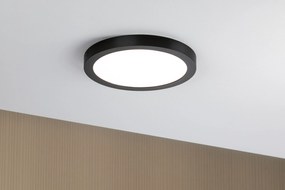 Paulmann 71025 Abia, stropní svítidlo, LED 22W 4000K, černá, prům.30cm