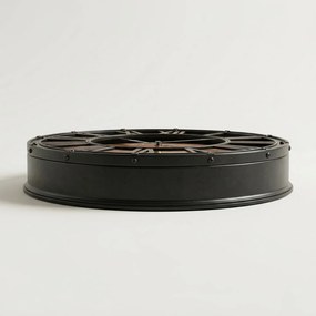Nástěnné hodiny ARON v industriálním stylu, Ø 39 cm