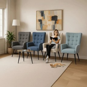 Relaxační křeslo modrá AK-315 BLUE2 (64 x 73) cm