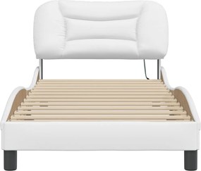 Rám postele s LED bez matrace Hvar bílý 90 x 190 cm 3213900