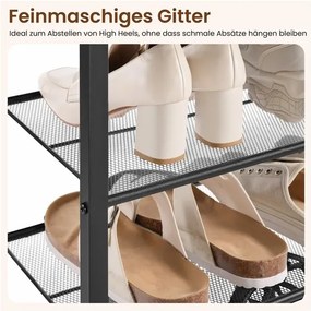 Botník Yaheetech – rustikální hnědá (267631209615)
