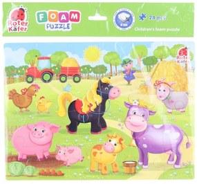 Pěnové puzzle Farma