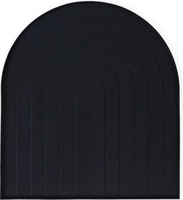 Černá silikonová odkapávací podložka na nádobí 40x36 cm – OYOY Living Design