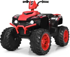 Costway 12 V elektrická dětská čtyřkolka se světlomety Mini elektrická čtyřkolka