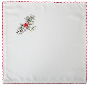 EUROFIRANY VÁNOČNÍ PROSTÍRÁNÍ NA STŮL INES13 SADA 4 KS 40X40 CM VZOROVANÁ