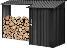 Zahradní dřevník BestBerg DD-3A / 2,8 m² / 270 x 105 x 158 cm / šedá