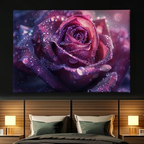 Obraz na plátně - Růže, růžový dotek FeelHappy.cz Velikost obrazu: 180 x 120 cm