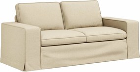 Set pohovek 2 ks Krémová textil 3407549