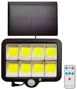 Polux | LED Solární reflektor se senzorem INTEGRA LED/3W/3,7V IP44 + DO | SA1815