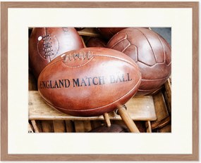Zarámovaná fotografie England Match Ball, v různých velikostech