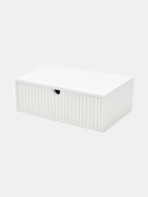 Sinsay - Organizér s drážkovanou zásuvkou - bílá