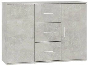 vidaXL Příborník betonově šedý 91x29,5x65 cm kompozitní dřevo