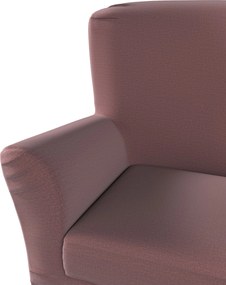 Potah na křeslo Tomelilla vysoké provedení, se záložkami barva fialová látka sametová