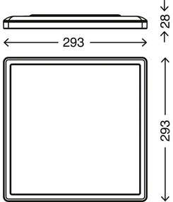 Briloner 7081-016 - LED Stmívatelné stropní svítidlo SLIM LED/18W/230V + DO