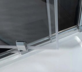 Polysan Polysan, EASY sprchový kout tři stěny 900-1000x900mm, pivot dveře L/P varianta, čiré sklo, EL1715EL3315EL3315