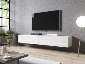 TV stolek Slide, 200 cm, bílá