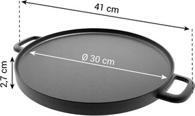 TESCOMA Pánev grilovací oboustranná MASSIVE ø 30 cm