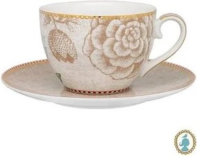 Pip Studio Spring to Life Espresso šálek s podšálkem 80ml bily