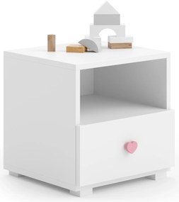 ADRK Furniture Noční stolek se zásuvkou EMI NS-EMI-W-UCH-3-L009