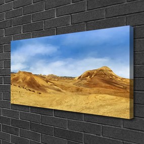 Obraz na plátně Poušť Vrcholky Krajina 125x50 cm