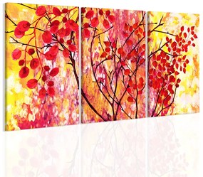 Malvis ® Obraz na plátně Podzimní listí Velikost: 150x100 cm