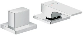 Hansgrohe Metropol, páková dvouotvorová baterie na okraj vany, chromová, 32548000