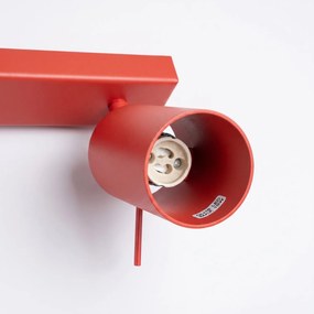 Sollux Lighting Stropní svítidlo RING 4L červené