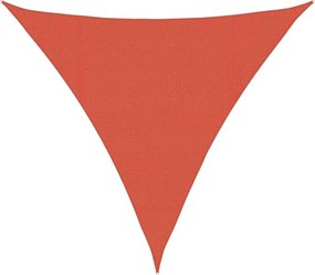 Plachta proti slunci 160 g/m² terakotová 4,5 x 4,5 x 4,5 m HDPE 311370