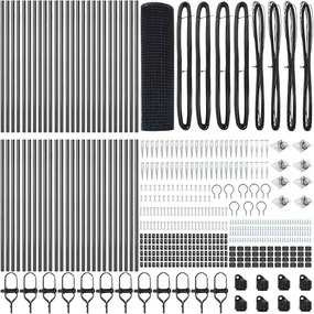Svařované drátěné ploty s hroty 100 x 0,6 m Ocel potažená PVC 3352257