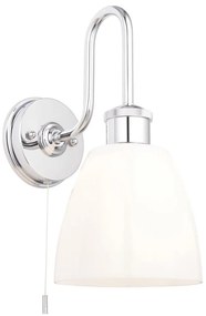 Endon 95506 -Koupelnové nástěnné svítidlo PIPER 1xE27/10W/230V IP44 lesklý chrom 95506