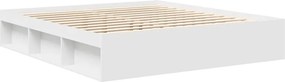 Rám postele bílý 180 x 200 cm Super King Size 3203880