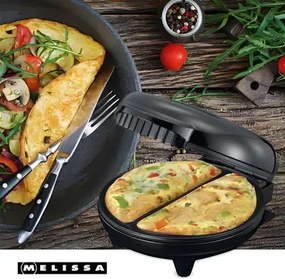 Melissa Výrobník omelet černá / Výrobník omelet / 750 W / Nepřilnavý p
