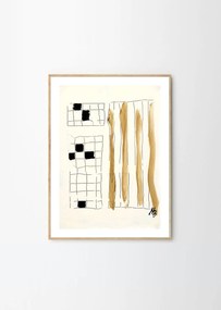 The Poster Club Plakát Abstract Carpets by Malene Birger A4 (21x27cm)