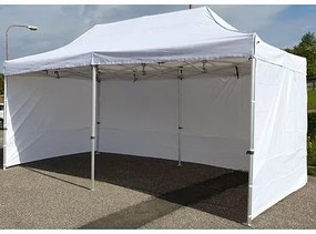 Nůžkový Párty stan 3x6m ALU Standard 4ks plné bočnice Barva: Černá