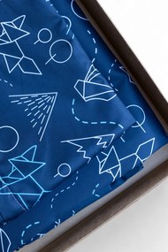 nanoSPACE Dětské prostěradlo pro alergiky na matraci do postýlky – s gumou | Nanobavlna®  – vzor lišky rozměr: 70 x 140 x 10 cm