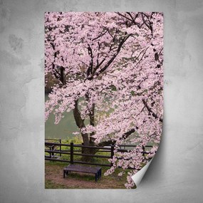 Plakát - Kvetoucí sakura (80x120 cm) - PopyDesign