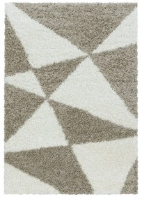 Vopi | Kusový koberec Tango shaggy 3101 beige - 80 x 150 cm