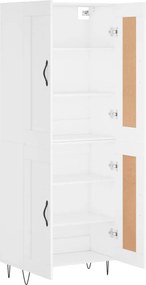 Skříň highboard bílá 69,5 x 34 x 180 cm kompozitní dřevo 3199713