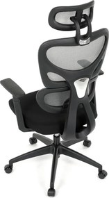 Kancelářská židle KA-K2080 GREY, houpací mechanismus, šedá (69 x 62) cm