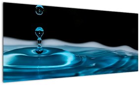 Obraz kapky vody (100x40cm)