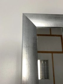AMIRRO Zrcadlo na zeď dveře chodbu do pokoje ložnice koupelny předsíně nástěnné závěsné v kovovém rámu ORSAY - 35 x 140 cm v rámu se stříbrným odstínem 104-807