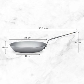 Ocelová pánev de Buyer MINERAL B P.28cm 1,7l