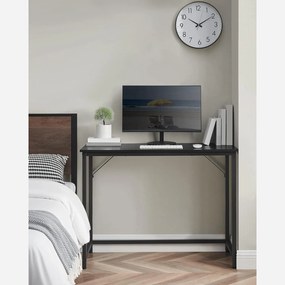 Počítačový stůl, malý kancelářský psací stůl 100 x 50 cm, černý