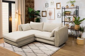 XXXLutz ROHOVÁ SEDAČKA, textil, béžová MID.YOU - Sedací soupravy - 001574005812